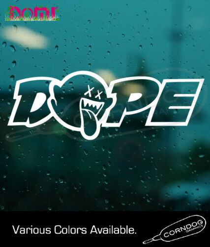 Dope Ghost Sticker Vinyl Decal Jdm Racing Illest Tuner Windshield ...