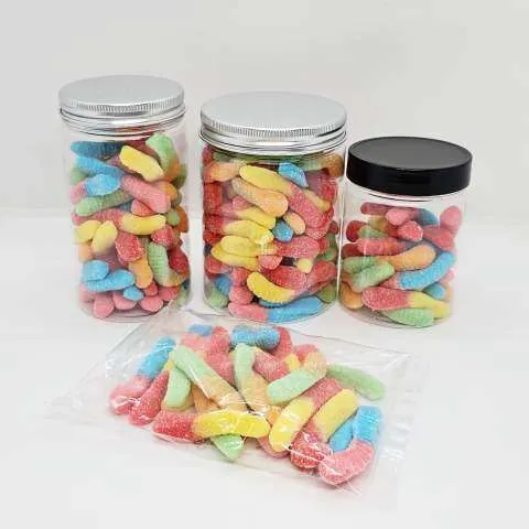 Sour Gummy Candy Sweet and Sour Halal Chewy Candy Sugar 100g (Bottle ...