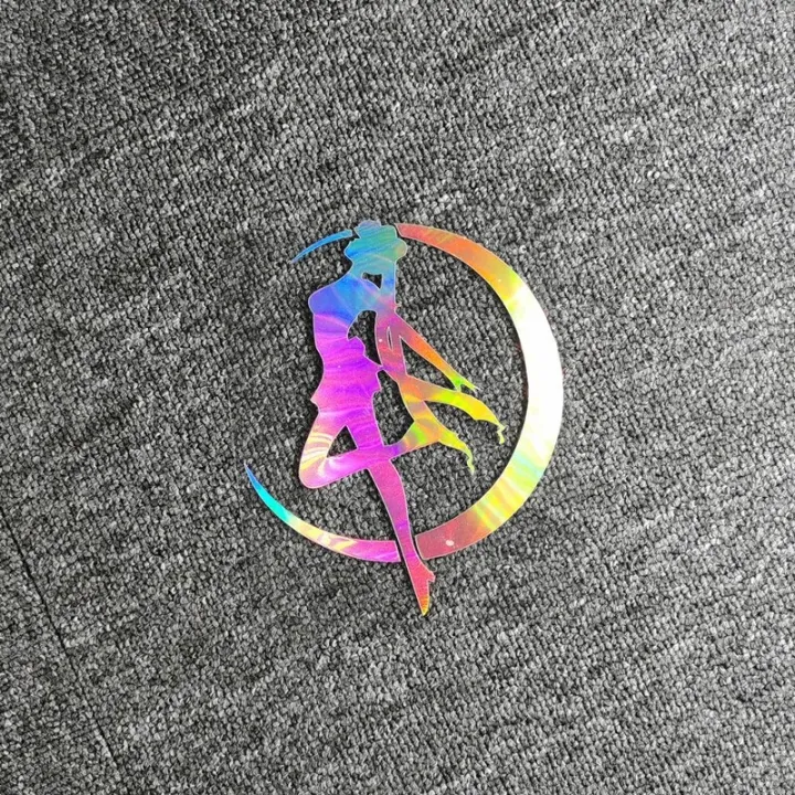 Car Stickers Tsukino Usagi Anime Lovely Cute Reflective Decoration For ...