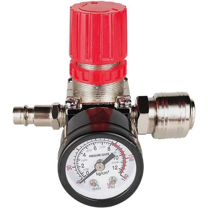 1/4Inch Pressure Regulator Air Compressor Pressure Regulator Reduction ...