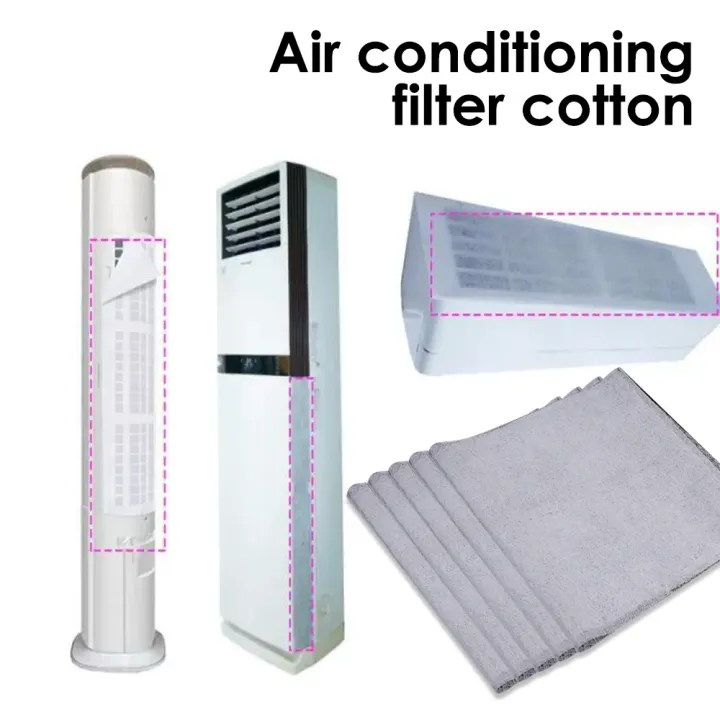 5/20PCS Anti-Dust Air Conditioner Vent Filter Cotton Cuttable Network ...