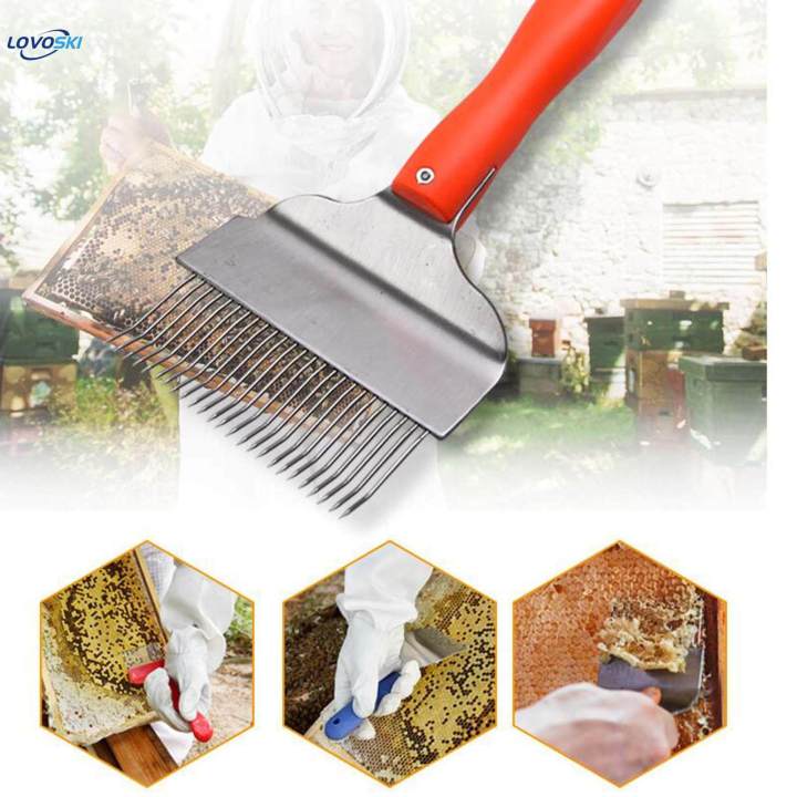 Beekeeping Tine, Stainless Honey Comb Uncapping Fork for Inspection and ...