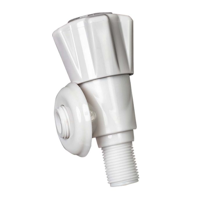 Water Control Tap / PVC WC Control Valve (White color) | Daraz.lk