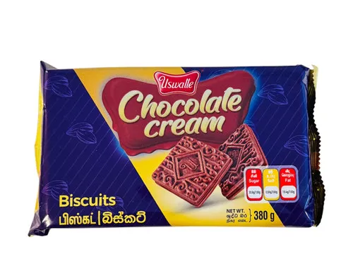 USWATTE CHOCOLATE CREAM BISCUITS 380G | Daraz.lk