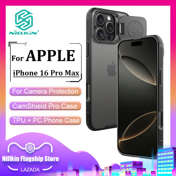 Nillkin Flip Cover Camera Stand Case for iPhone 16 Pro Max Phone Cases ...