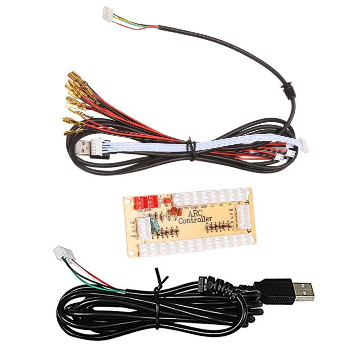 DIY Arcade Joystick Circuit Board PC Joystick Control Computer Game USB ...