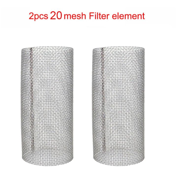 Washing 1/2'' 3/4'' 1'' Inline Mesh Strainer Water Pump Filter Pipeline ...