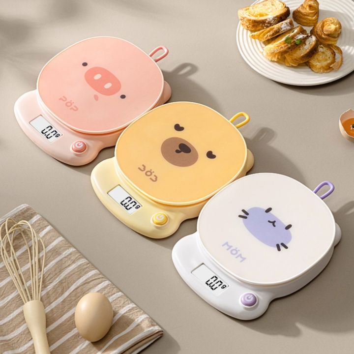 Small Scale Weighing Plastic Kitchen Scale Portable Battery Powered ...