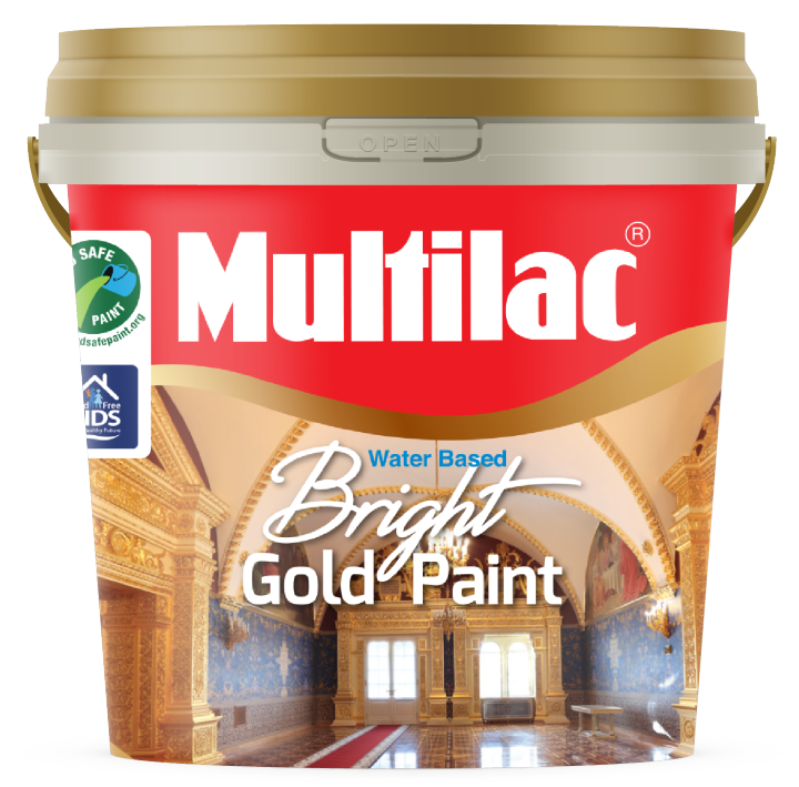 MULTILAC BRIGHT GOLD (WATER BASE) | Daraz.lk