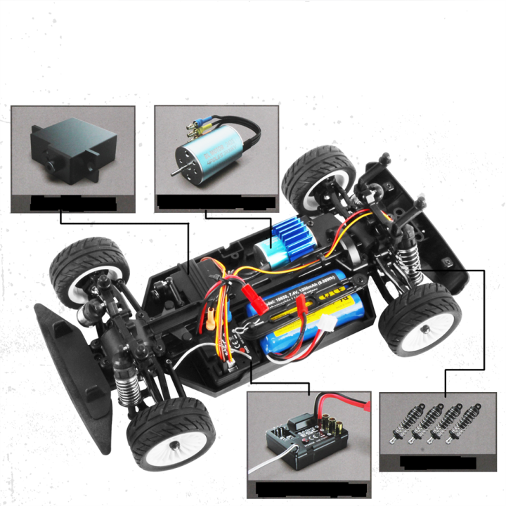 UDIRC 1607/PRO RTR 1/16 2.4G 4WD RC Car Brushed/Brushless Drift OnRoad ...