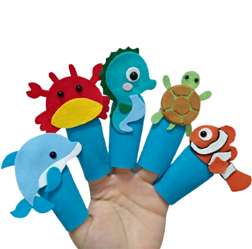 Sea Creatures Finger puppet | Daraz.lk