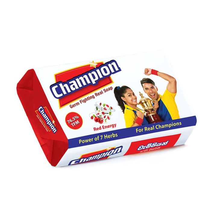 Champion Red Energy Soap - 90g | Daraz.lk