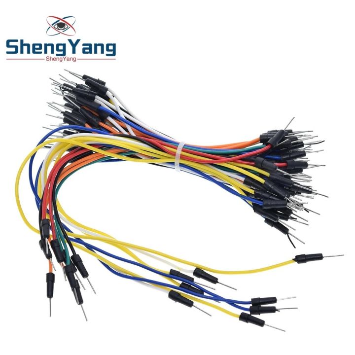 65pcs Jump Wire Cable Male to Male Jumper Wire for Arduino Breadboard ...