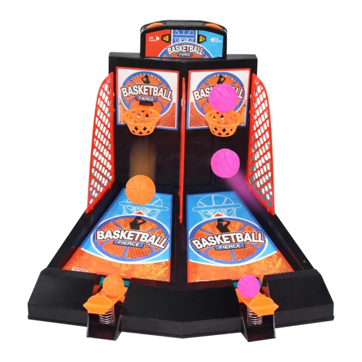 2-Player Desktop Basketball Game Finger-Controlled Mini Basketball ...