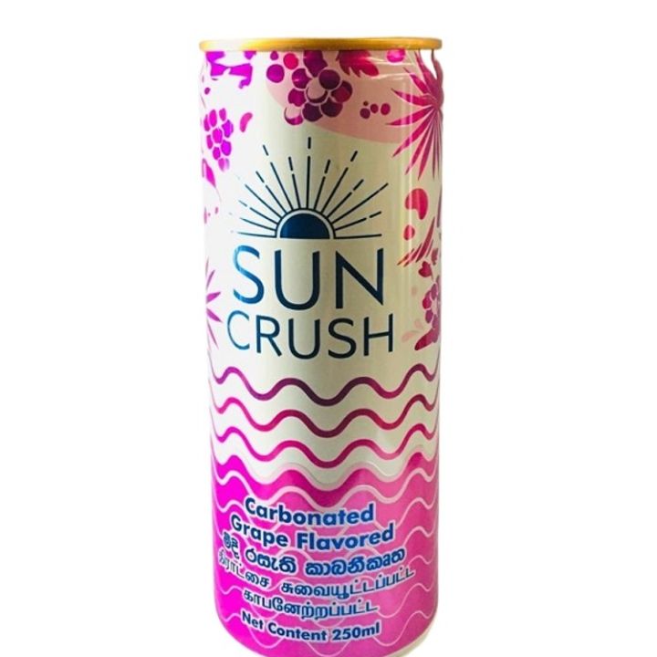 Sun Crush Grape Carbonated Drink 250ml | Daraz.lk