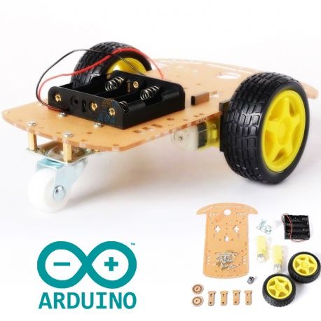 DIY - 2WD(2 Wheel) Smart Robot Car Chassis Kit - High Gear Motor with ...