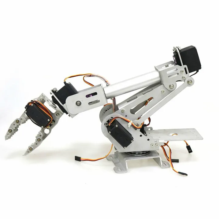 KOGEEK 7 DOF Metal Claw Robotic Arm with Servo DIY Kit Mechanical Arm ...