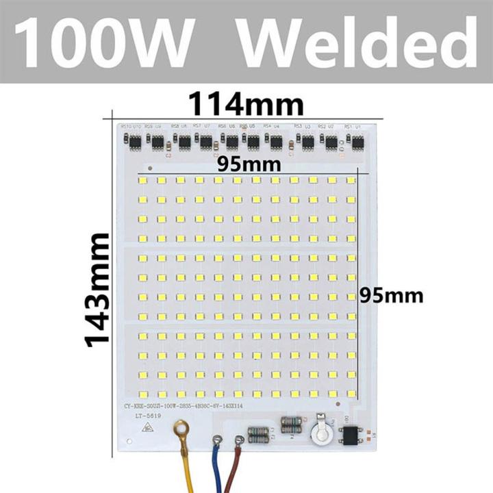 LED Chip 100W Lamp Beads LED Light Board AC220V 2835 SMD LED Lamp For Led Floodlight Outdoor ...