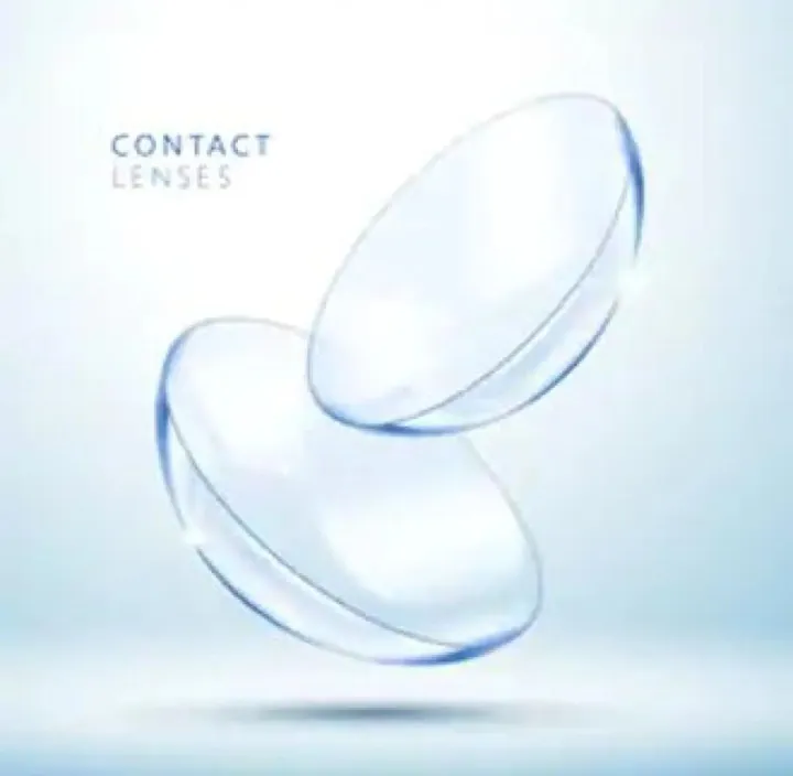 Transparent Contact Lenses / Clear Contact Lenses / Blue Tint Contact ...