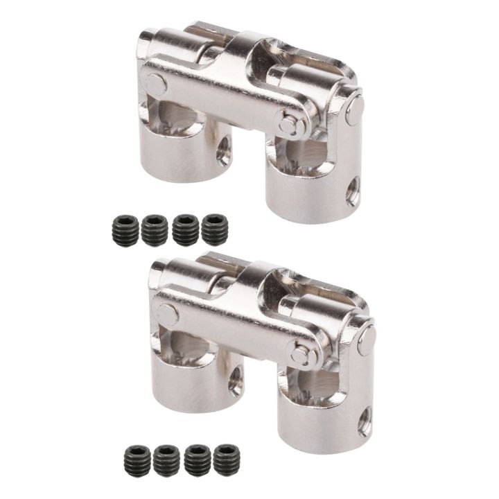 (GGBR) 2Set Rc Double Universal Joint Cardan Joint Gimbal Couplings ...