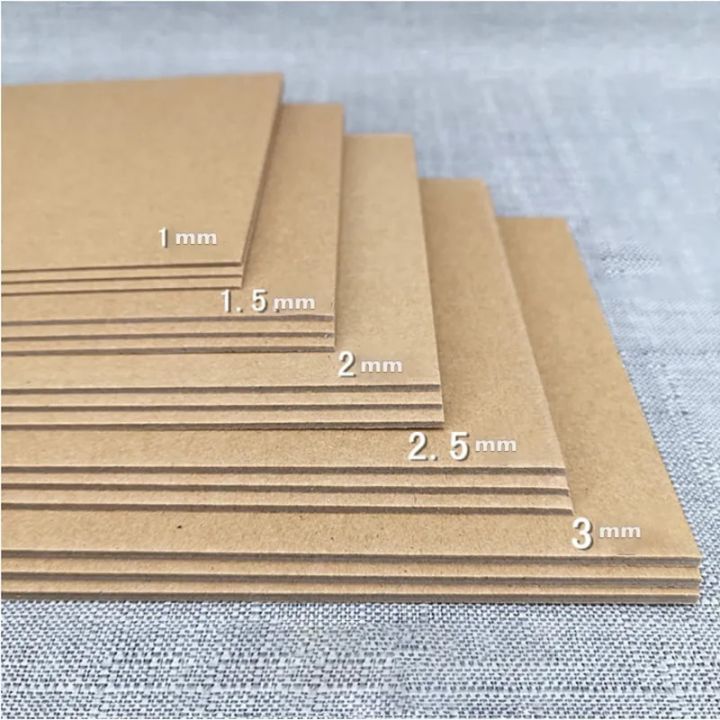 A4 A3 Chipboard Sheets Brown Kraft Cardboard for Scrapbooking Picture ...
