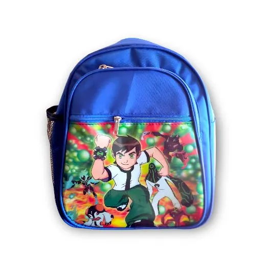 School Bag Kids Backpack School Backpack Blue Color BEN 10 Grade 1 2 ...
