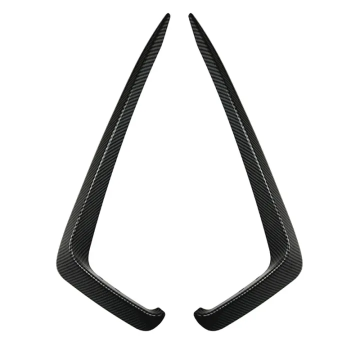 2Pcs Car Front Bumper Splitter Spoiler Decorative Trims Fog Light ...