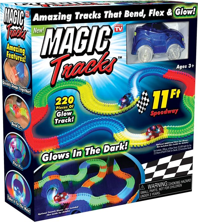 Magic Track Car Tracks That Bend & The Car is Glow Magic Tracks Car ...