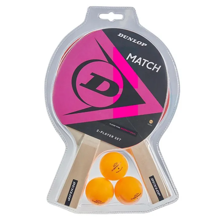 Dunlop Table Tennis Racket Match / Table Tennis Racket Set 2 With Free ...