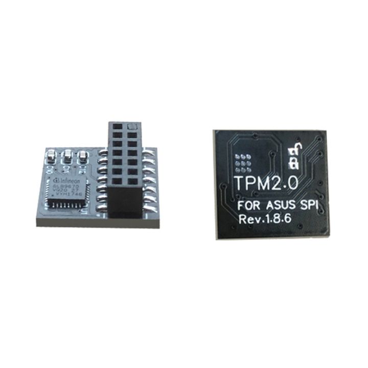 Tpm 2 0 Encryption Security Remote Card 14 Pin Spi Tpm2 0 Security For Asus Motheoard Daraz Lk