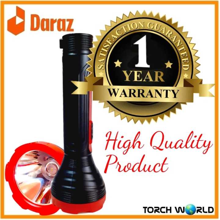 TORCH 5W / HIGH QUALITY & HIGH POWER LONG DISTANCE FLASHLIGHT + ( FREE ...