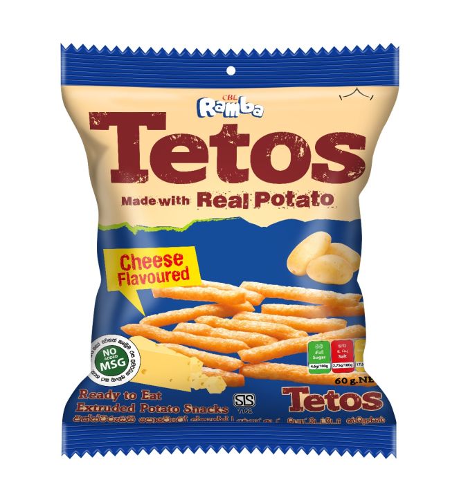 Ramba Tetos Savoury Cheese Snacks 60g | Daraz.lk
