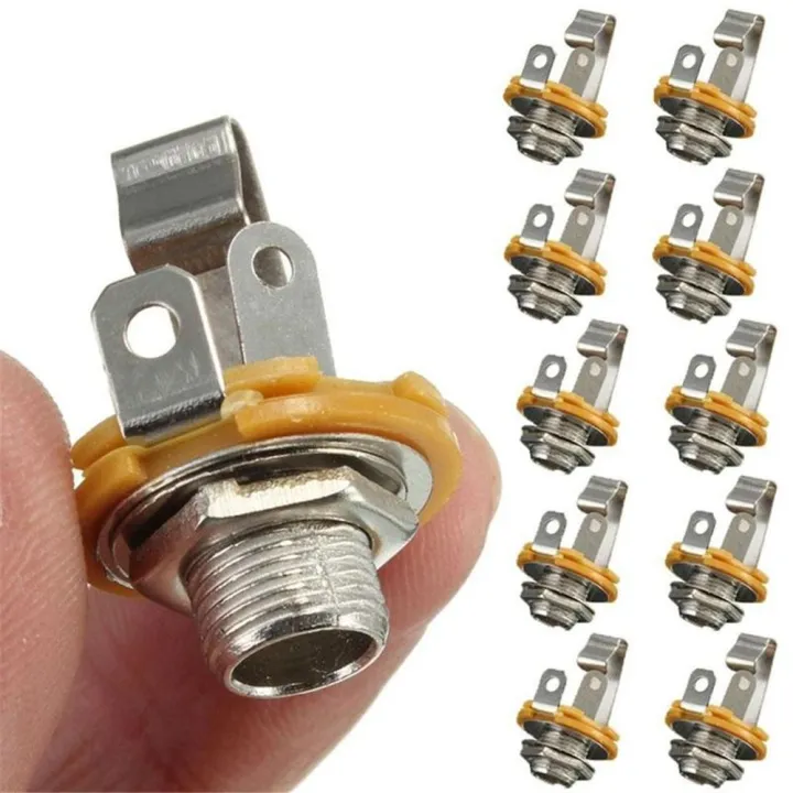 Audio Speaker Electric Guitar Accessories Pickup Adapter 6.35 Female ...