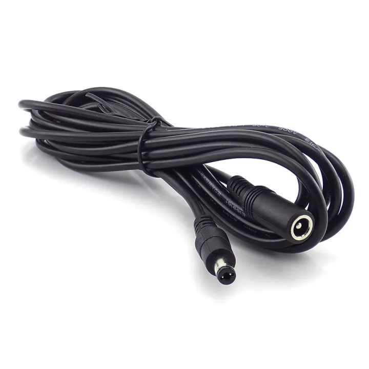 DC Cable Extension Power Extend Cord 12V DC 5.5mmx2.1mm Connector Wire ...