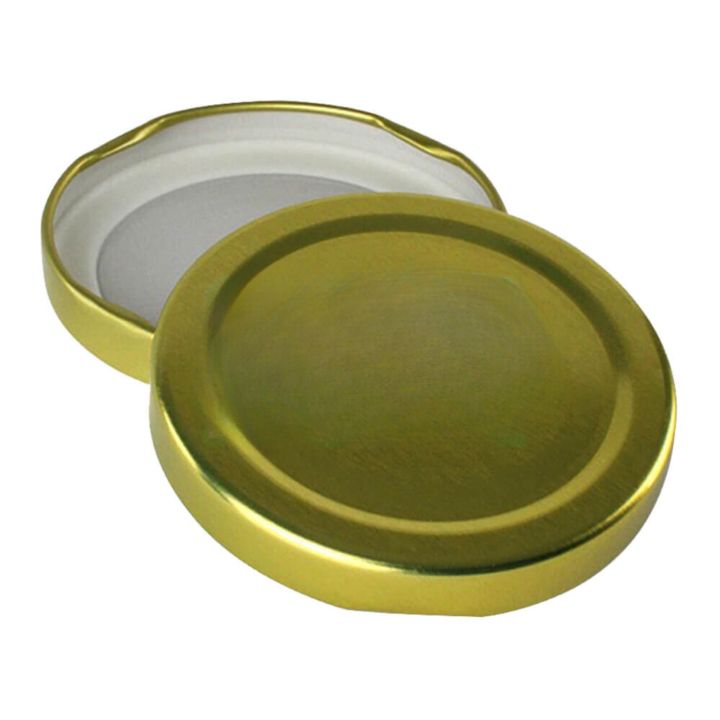63mm Metal Lid to Fit Glass Jars Leak-Proof Stainless Metal Canning Jar ...