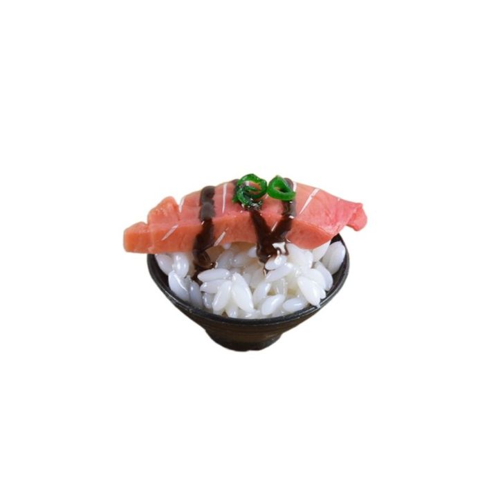 Miniature Japanese Food Eel Sushi Rice Food Model Pretend Play Rice ...