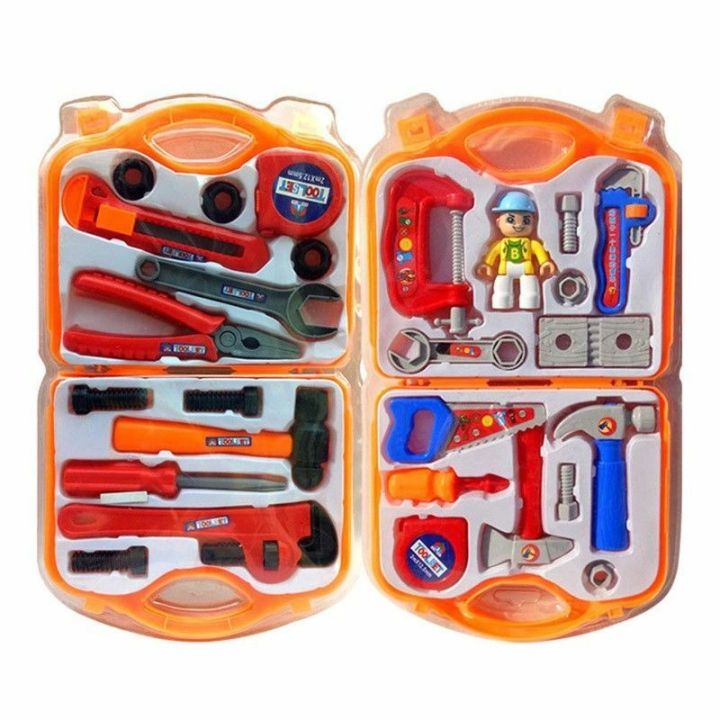 Tool Box Toy For Kids Tool Set Pretend Play Toy For 3 to 8 Year Old Boy ...