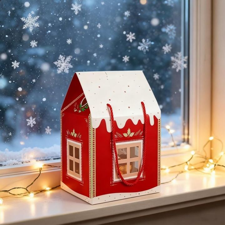 New 3D Pop Up Christmas Wonderland Cottage Gift Box Paper Multipurpose ...