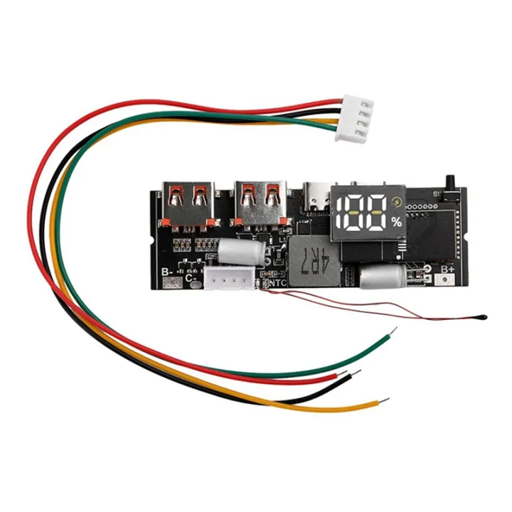 Power Bank Double TYPE C Port Two Way Mobile Power Module 18650 ...