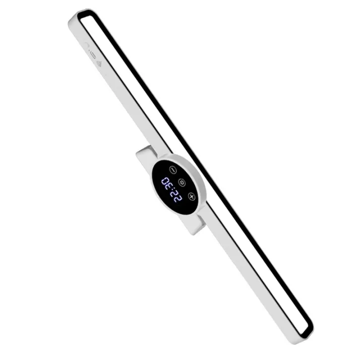 Desk Lamp Hanging Magnetic Clock Table Lamp LED USB Rechargeable ...