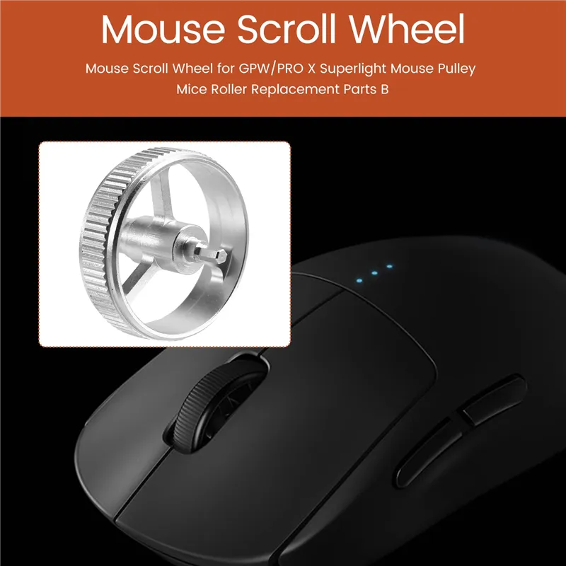 Mouse Scroll Wheel for Logitech GPW/PRO X Superlight Mouse Pulley Mice ...