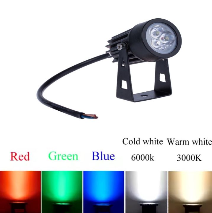 Outdoor LED Landscape Up Down Light Spotlight Low Voltage 3W for yard ...