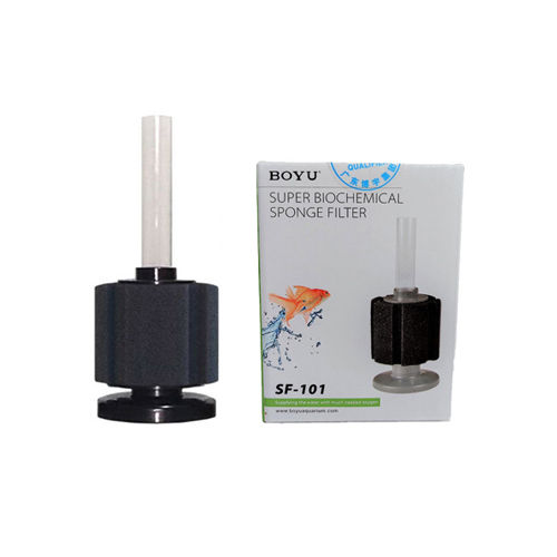 BOYU SF-101 Aquarium Fish Tank Sponge Filter Super Biochemical Aquarium ...
