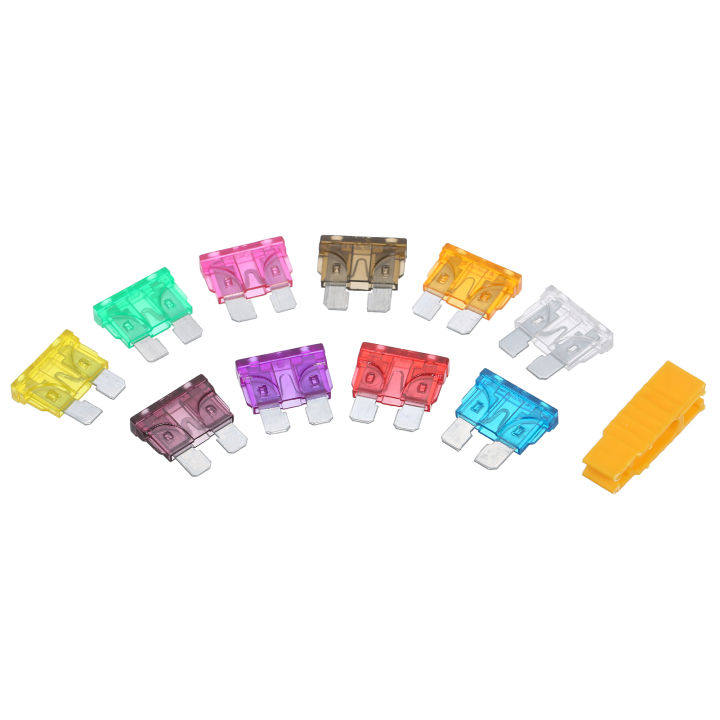 KOGEEK 80-Piece 12V Blade Fuse Assortment Kit Standard Fuses Color ...