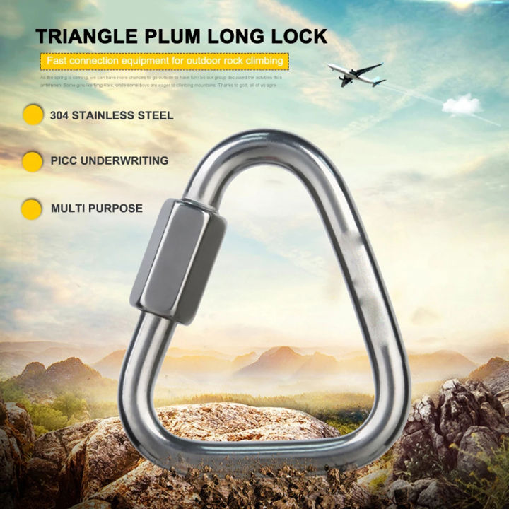 Lock Buckle Screw Lock 304 Stainless Steel Snap Clip Hook Buckle ...