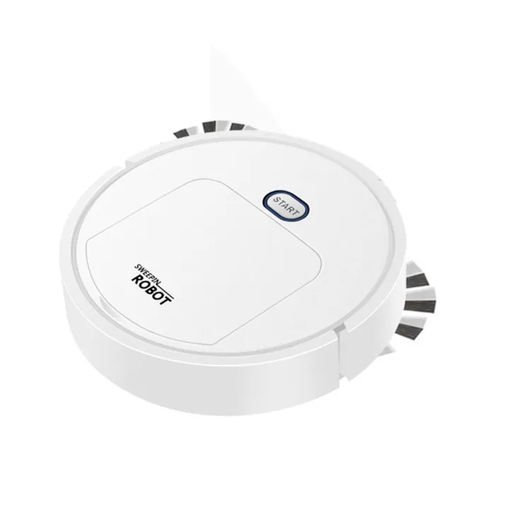 Intelligent Sweeping Robot 3 in 1 Rechargeable Robot Cleaner-White ...