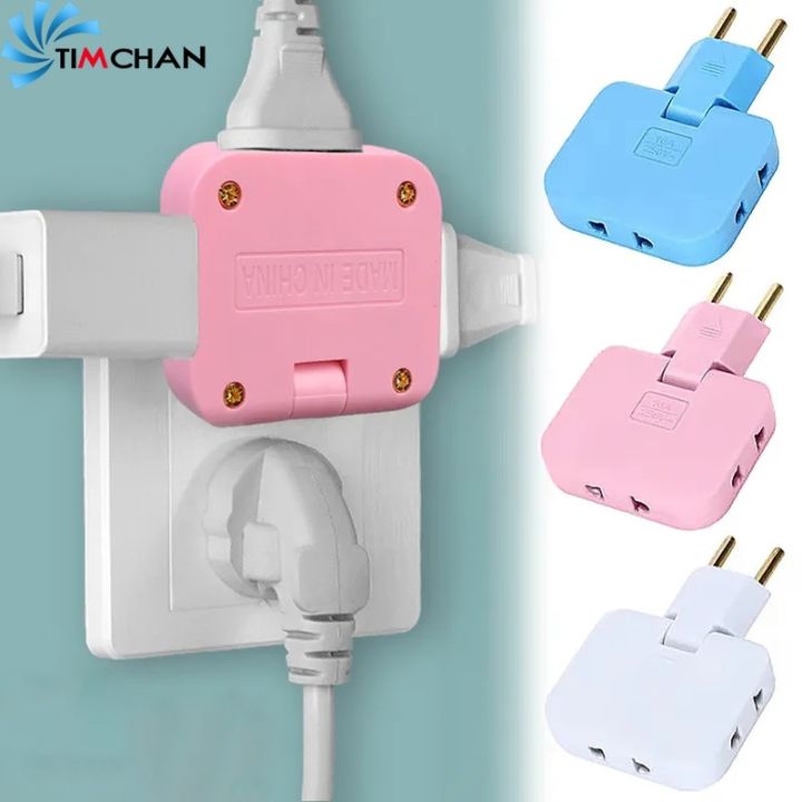 Multi-plug Ultra-thin Foldable Plug / Adjustable 3 in 1 EU US 180 ...