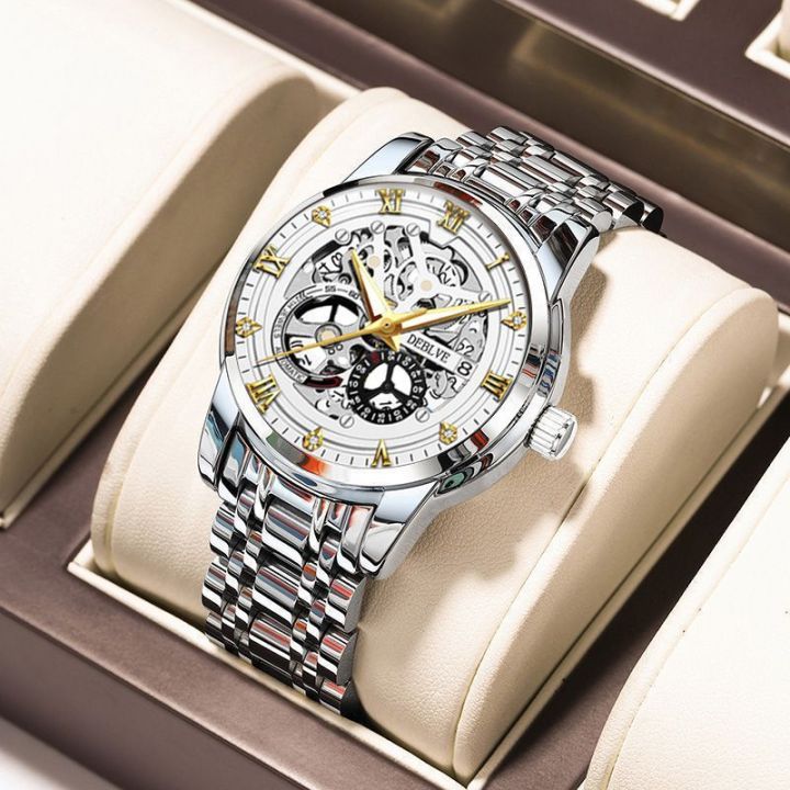 [ Mechanical Watch ] Fully Automatic Watch Luminous Calendar Texture ...