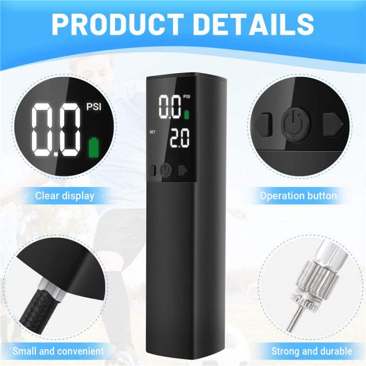 Electric Ball Pump,Smart Air Pump Portable Fast Ball Inflation | Daraz.lk