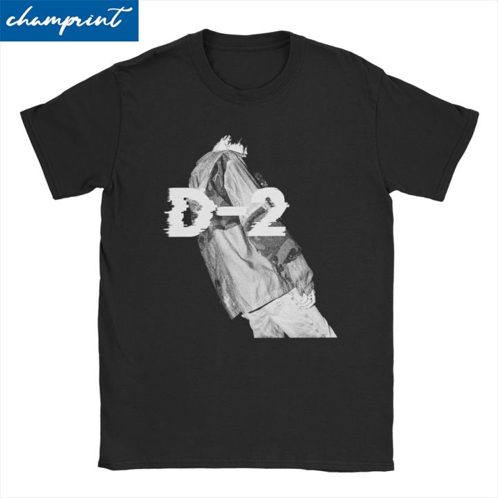 Agust D vintage T-shirts men women Korean leisure pure cotton tee shirt ...